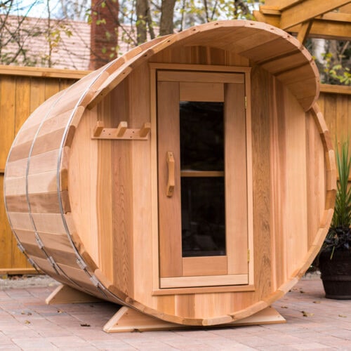 Clear Cedar Barrel Sauna | Great Bay